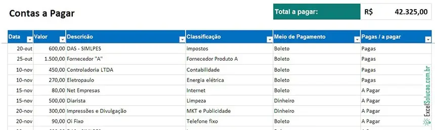Veja como organizar suas contas a pagar e receber na gestão financeira